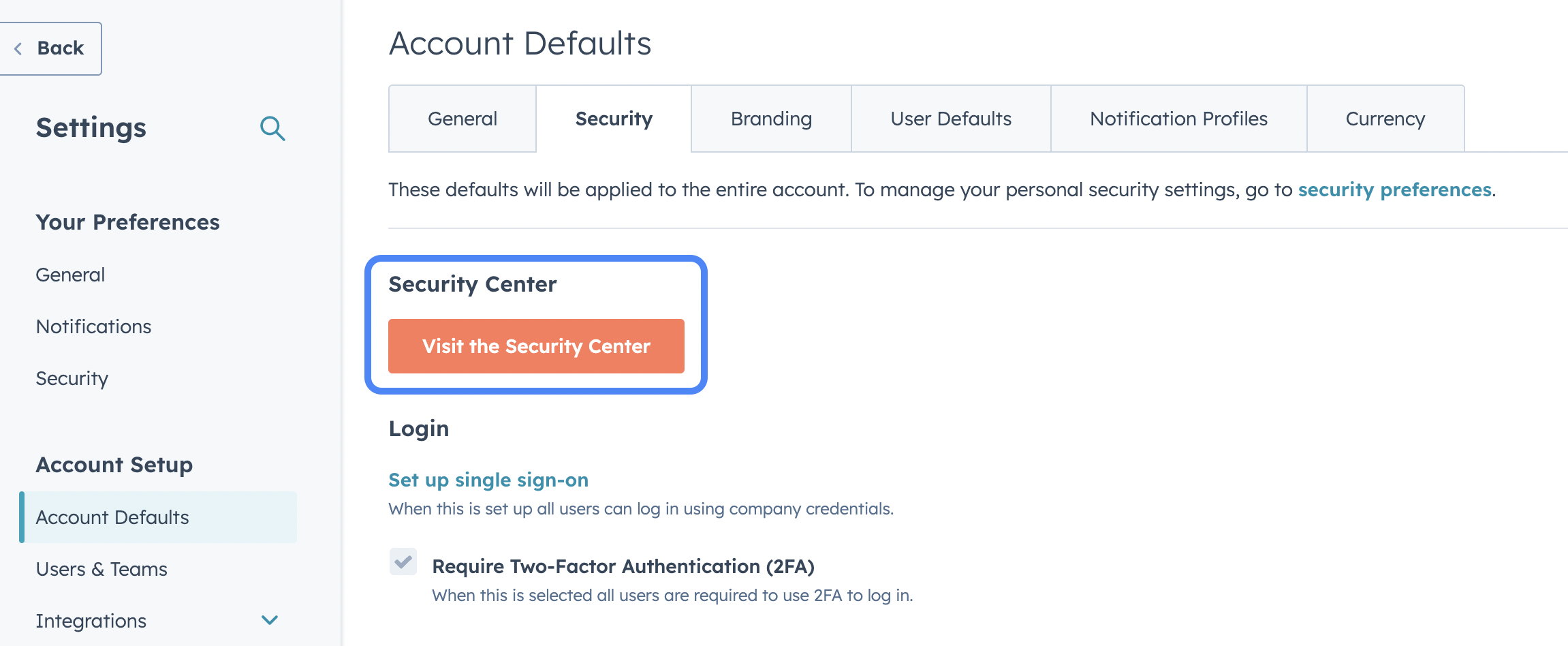 How to Use HubSpot's New Security Center